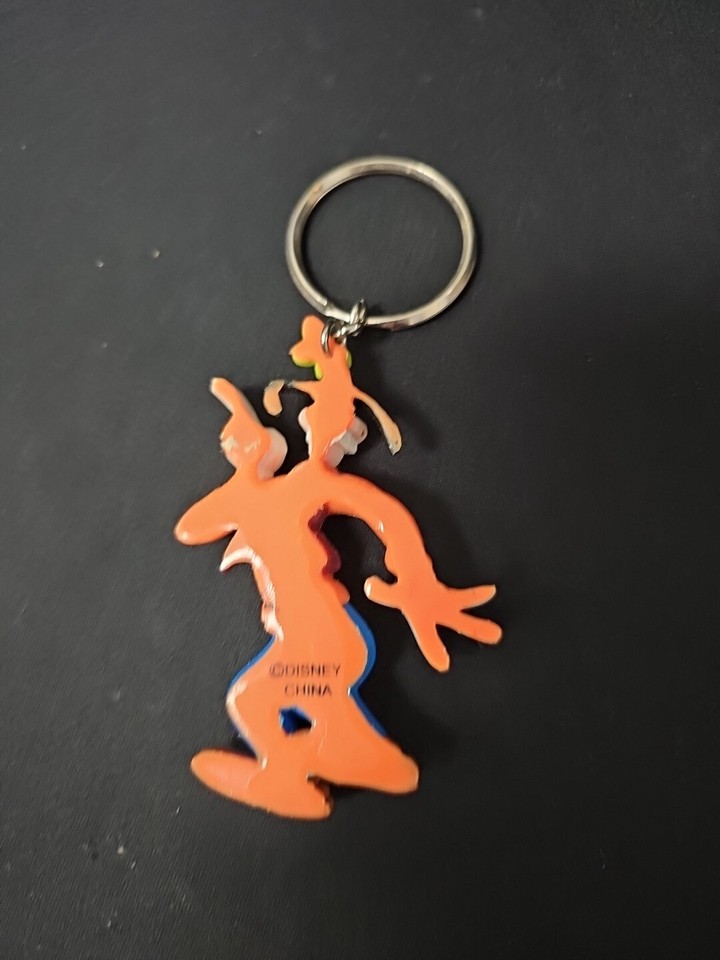 Disney Parks 3D GOOFY Keychain Souvenir PVC Rubber 4.25" FREE SHIPPING ...