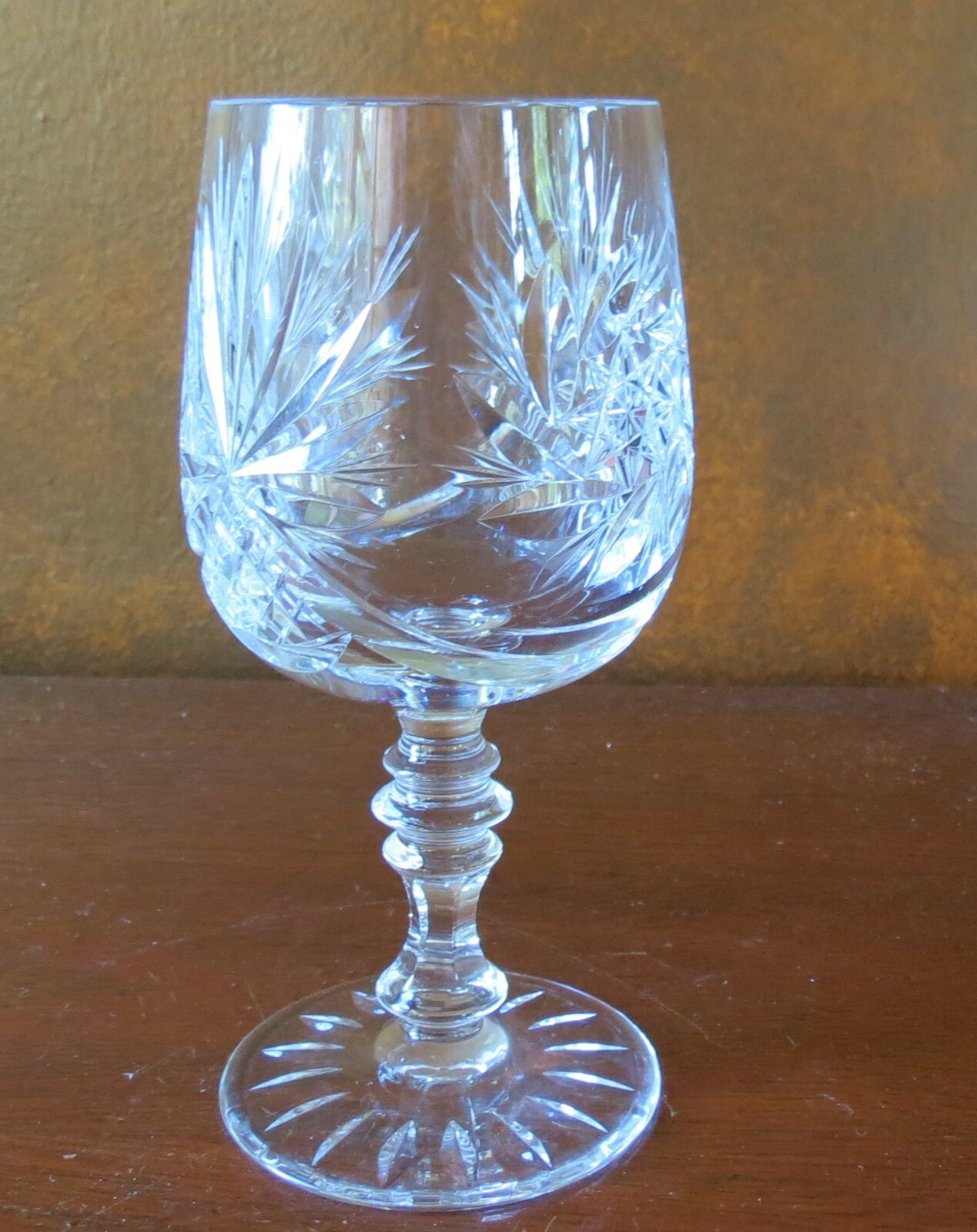 Kristall Neubert of Germany Colwein Fan & Hob Star Cut Crystal Water ...