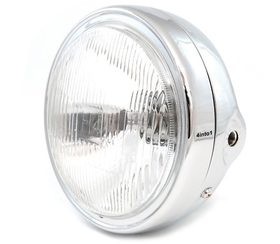 Honda Chrome Halogen Motorcycle Headlight Assembly - CB650 CB750 CB900 ...