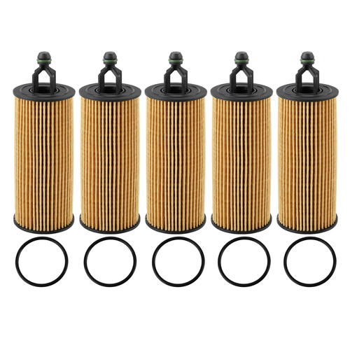 5 Pieces Engine Oil Filters 68191349AC For Chrysler Jeep Dodge RAM V6 ...