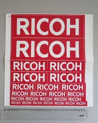 Aufkleber/Sticker RICOH Kamera | eBay.de