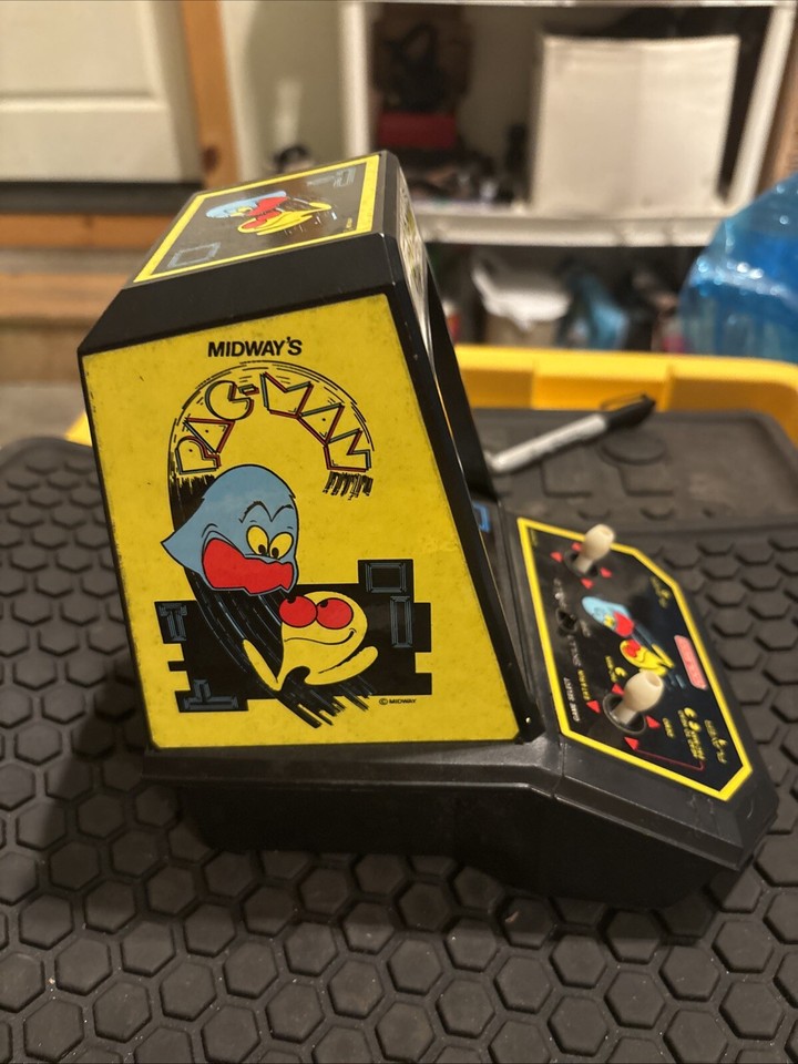 Vintage 1981 Midway Coleco Mini Arcade Pac-Man Video Game Tabletop ...
