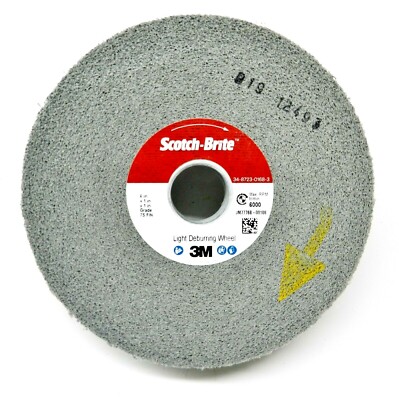 3M Deburring Wheel 7S Fin 6" x1x1 Light Fine Silicon Carbide LD-WL ...