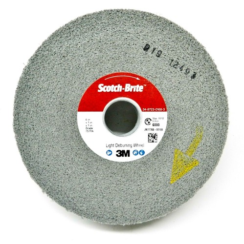 3M Deburring Wheel 7S Fin 6" x1x1 Light Fine Silicon Carbide LD-WL ...