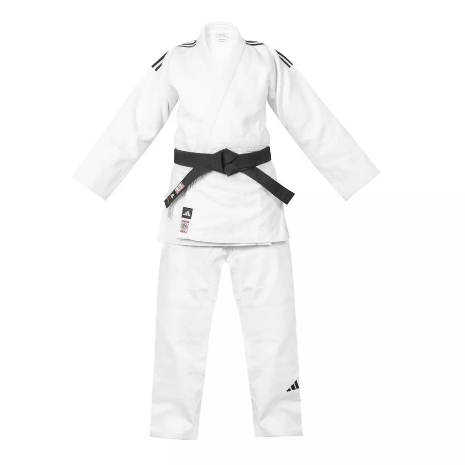 adidas Champion III IJF Approved Judo JACKET 27oz Heavyweight Gi White ...
