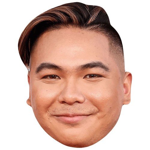 Topher Ngo (Smile) Celebrity Mask, Flat Card Face | eBay