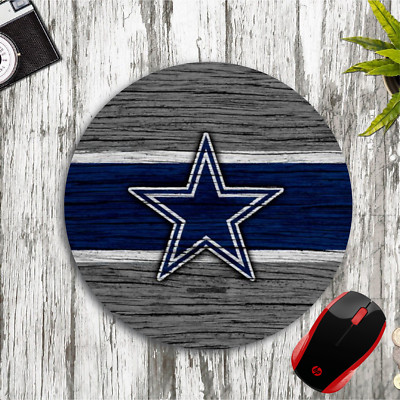 DALLAS COWBOYS WOODGRAIN COLORFUL CUSTOM NEOPRENE MOUSE PAD DESK MAT ...