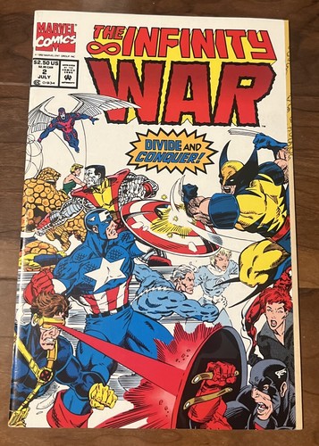 The Infinity War #2 NM Marvel Comic Book 1992 Avengers X-Men Fantastic ...