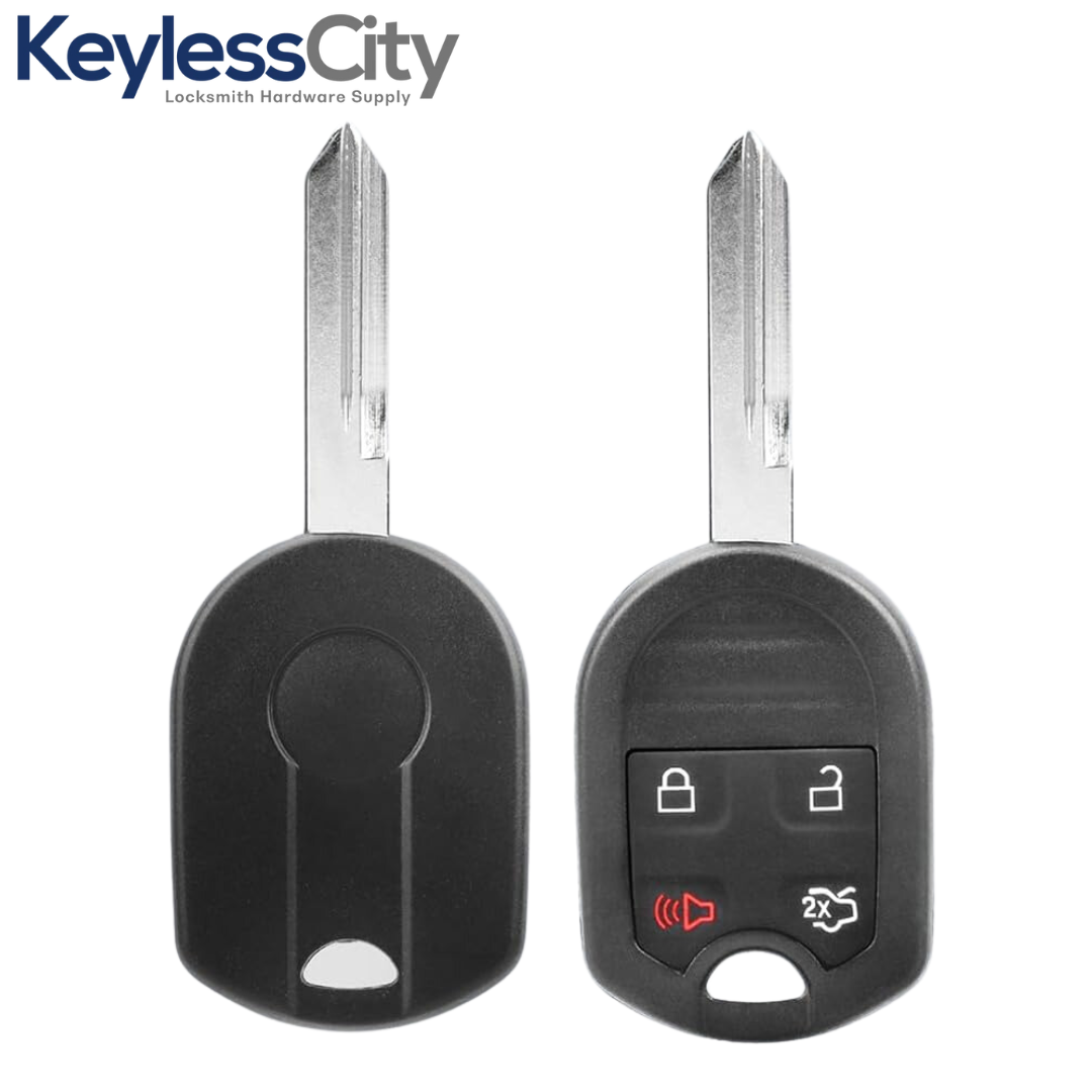 4-Button Remote Head Key Fits 2000-2017 Ford Lincoln Mercury / 164 ...