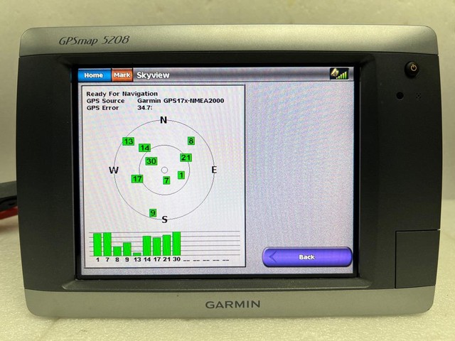Garmin GPSMAP 5208 GPS Display Touchscreen Receiver for sale online | eBay