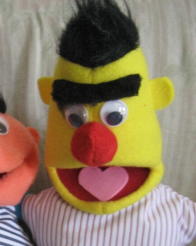 Sesamo Strada Bert Carino E Sicuro Elmo Elmo, Perfetto Per I Regali