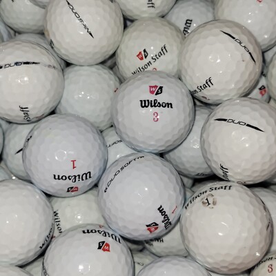 24 Wilson Staff Duo Mix Used Golf Balls - 3A Value Grade AAA | eBay