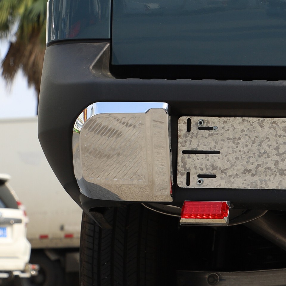 4pc Chrome Front & Rear Bumper Lip Splitter Cover Trim For Ford ...