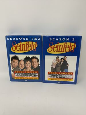 Seinfeld DVD Seasons 1 2 3 Set TV Series Jerry Seinfeld Comedy 90s New ...