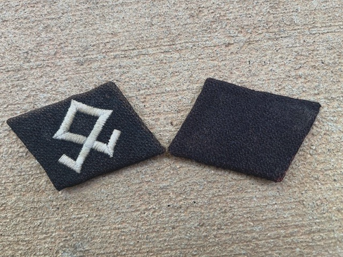 WW2 German Collar Tabs for 7th Volunteer Mountain Elite Division Prinz ...