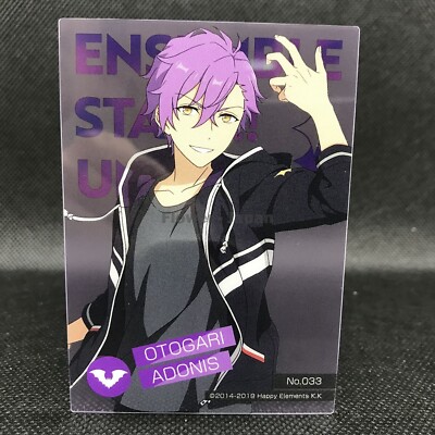 Ensemble Stars Character Clear Card Collection Adonis Otogari No.033 ...