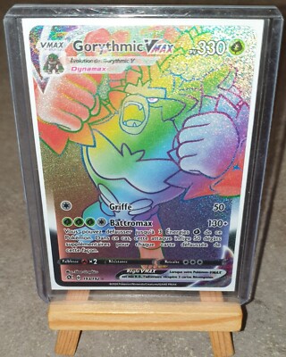 Carte Pokémon Gorythmic VMax Full Art Arc-en-ciel FR - Clash des ...