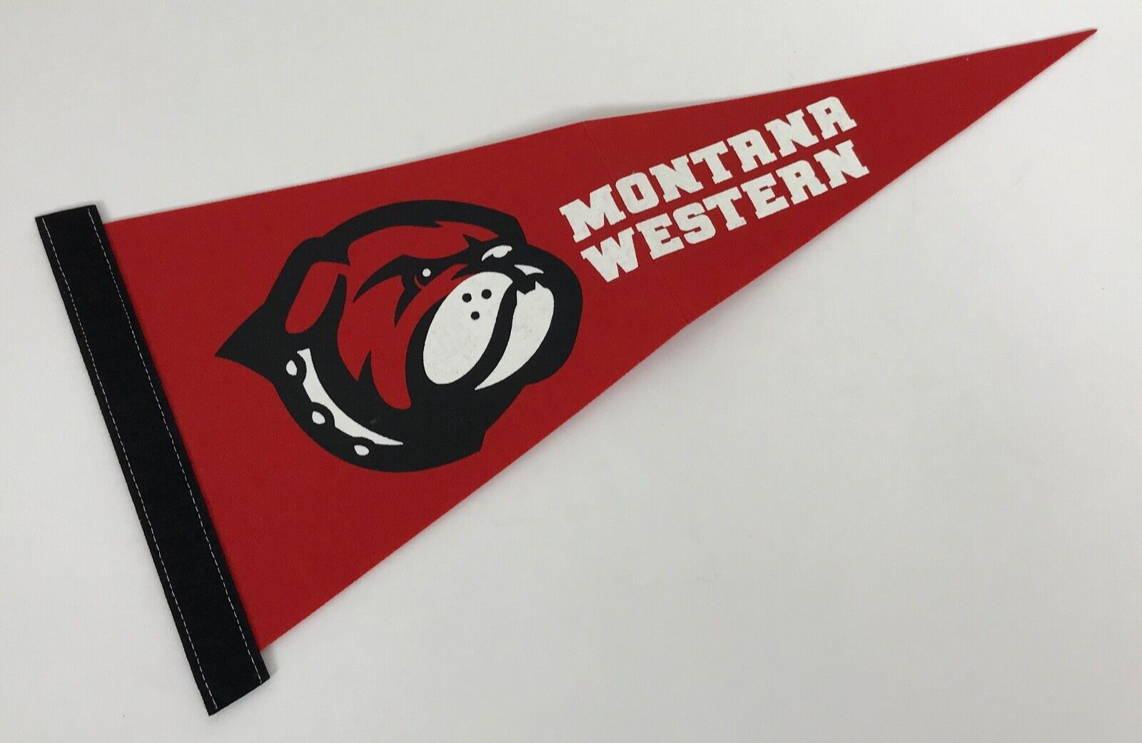 Vintage Red Bulldog University of Montana Western Pennant Flag Felt ...