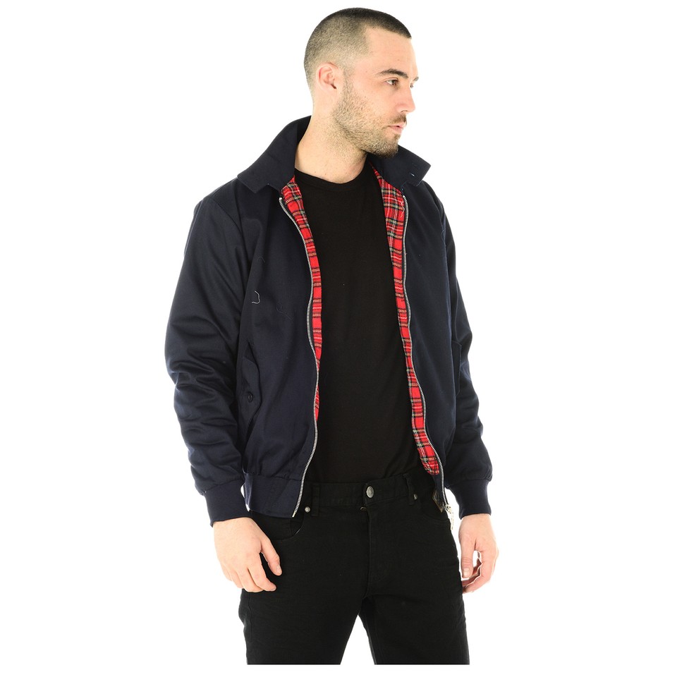 VINTAGE RETRO JACKET MENS CLASSIC SCOOTER 1970'S BOMBER LIGHTWEIGHT MOD ...