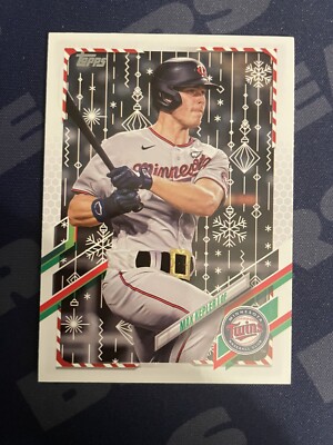 2021 Topps Holiday Max Kepler SP Santa Claus Belt #HW125 variation 426 ...