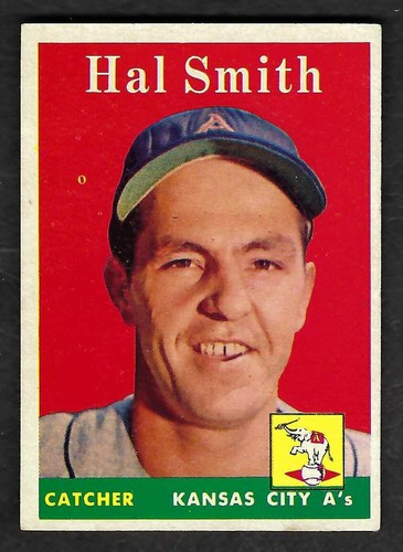 1958 Topps #257 Hal Smith Kansas City Athletics Baseball Card EX | eBay