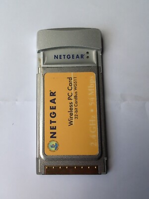 Netgear WG511 54 Mbps Wireless-G PC Card 2.4 GHz 802.11b | eBay