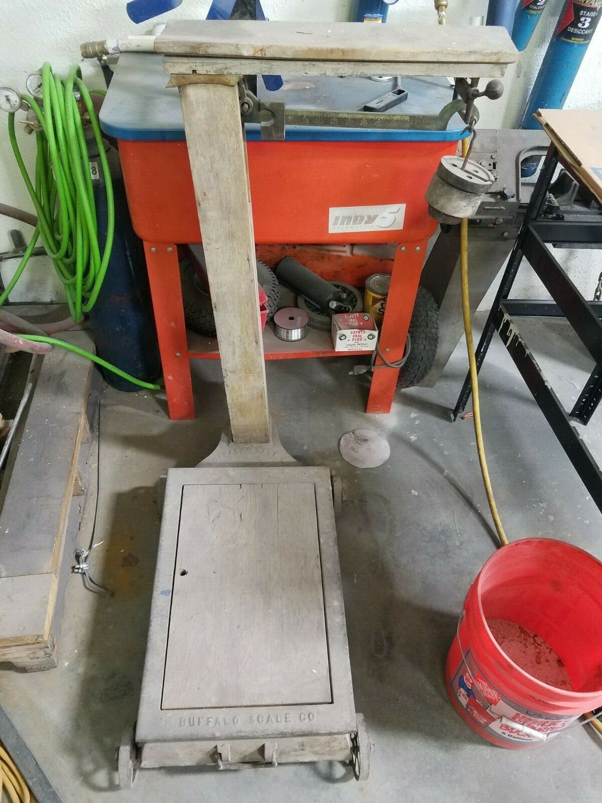 Antique Floor Scale by Buffalo Scale Co | eBay