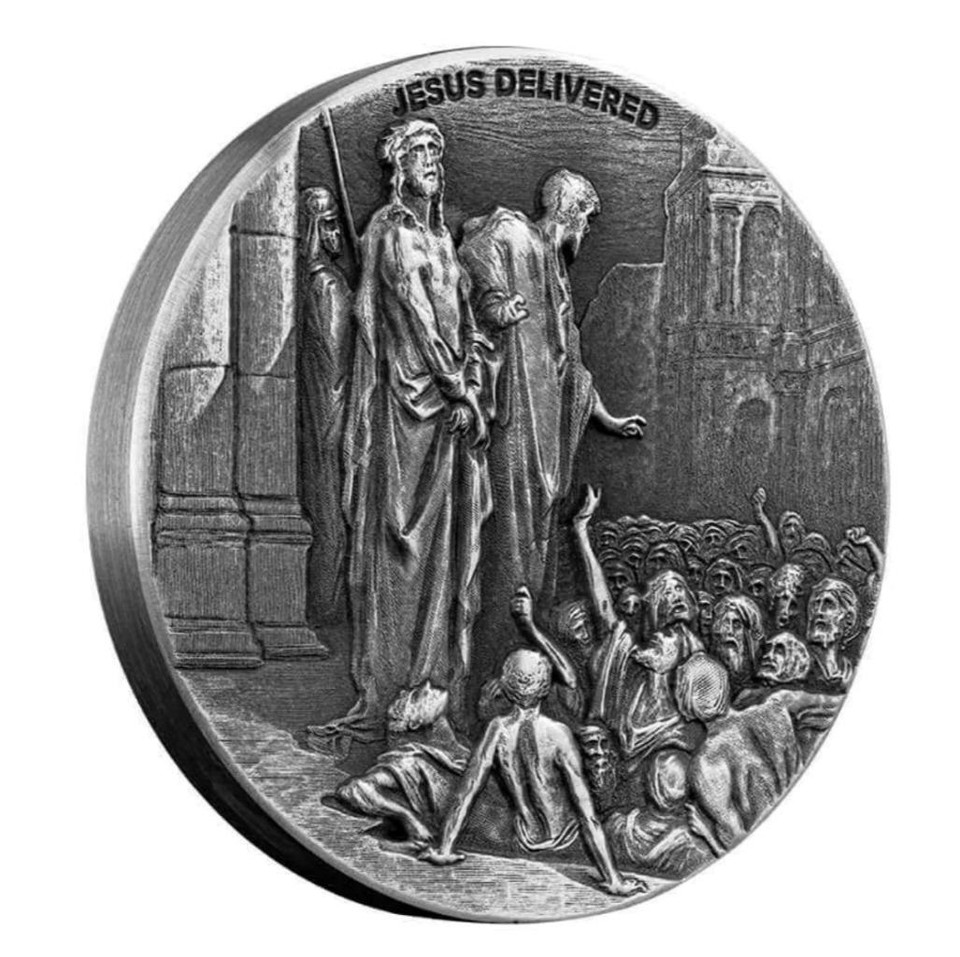 2021 2 oz .999 Silver Coin Jesus Delivered to be Crucified - Biblical ...