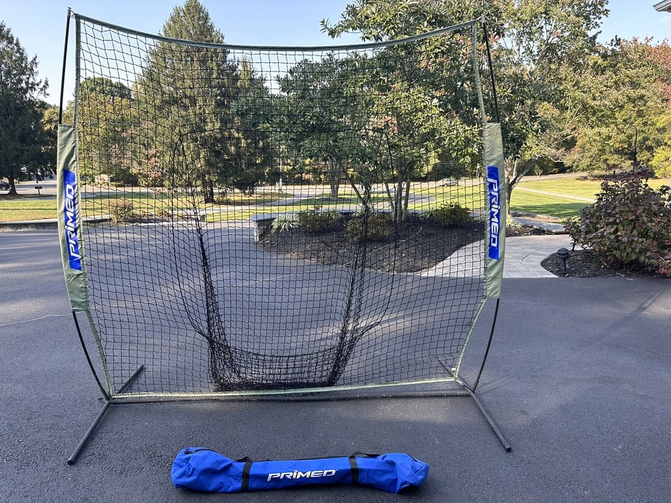 Primed 7' Instant Baseball Net, Softball Practice Training Net Backyard ...