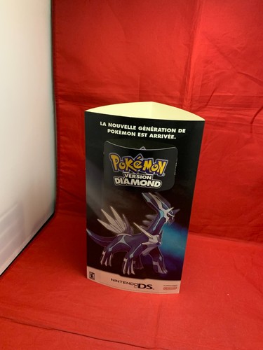Extremely Rare Pokémon Diamond & Pearl Nintendo DS Promo Display Store ...