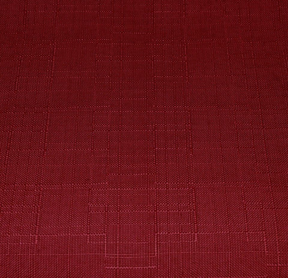 Qh15a Deep Red Thick Cotton Blend Style Cushion Cover/Pillow Case ...