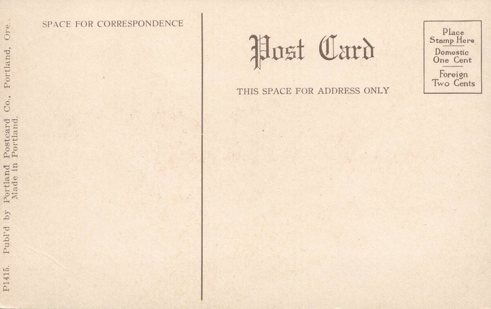 P1415 General Headquarters, Vancouver, Washington, Printed Postcard ...