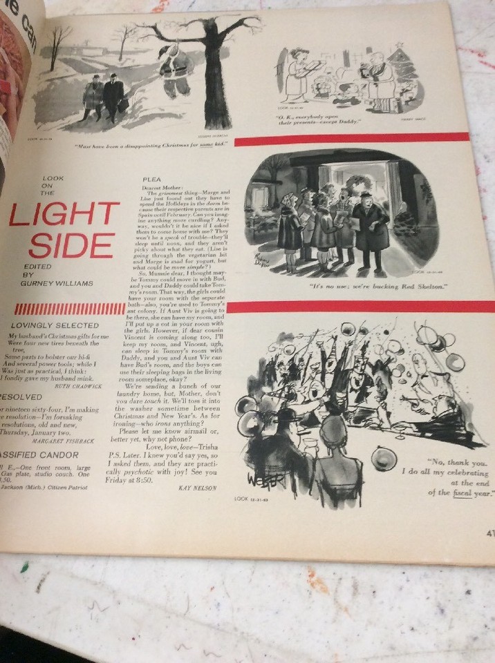 Vintage Look Magazine December 31 1963 | eBay