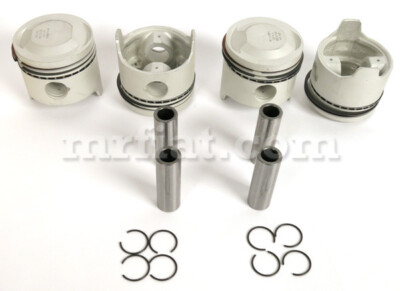 Fiat 124 Spider 1400 1600 Piston Set 80.4mm 1966-73 New | eBay