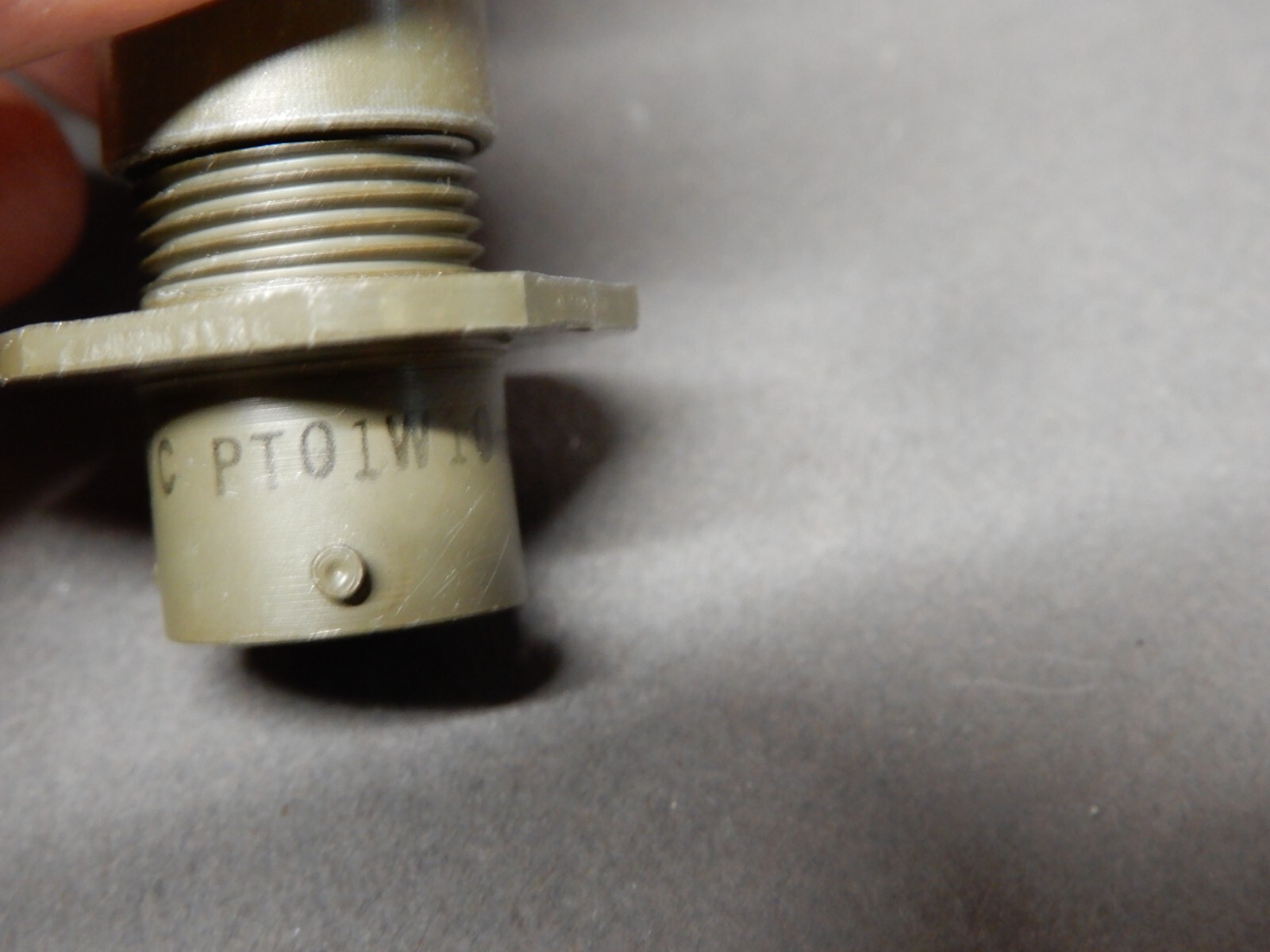 Bendix 6 Gold Pin Plugs (5) PT01W10-6P Connectors W/Strain Reliefs Some ...