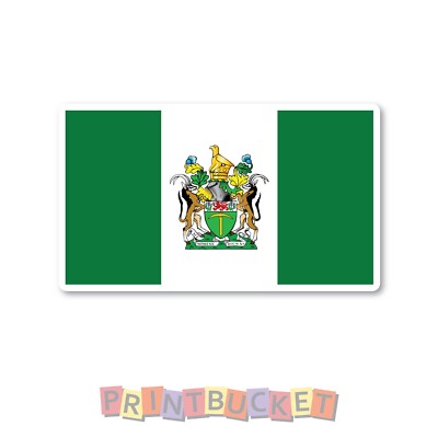 Rhodesia flag 240mm sticker quality water & fade proof vinyl | eBay ...