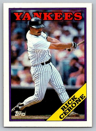 1988 Topps #561 Rick Cerone - New York Yankees | eBay