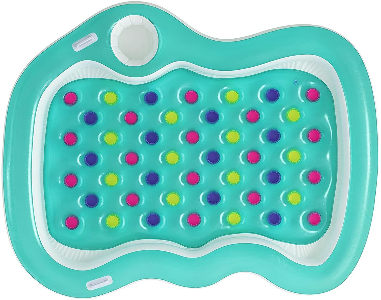 INFLATABLE DOUBLE DESIGNER SWIMMING POOL BESTWAY LOUNGER AIRBED WATER ...