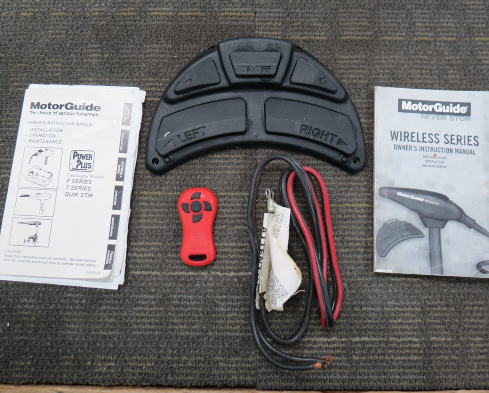 MOTORGUIDE WIRELESS TROLLING MOTOR-W75 -24 VOLTS-FOOT PEDAL-REMOTE ...