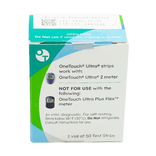 50ct OneTouch Ultra Test Strips – New Sealed – Exp 02/2026 – Free ...