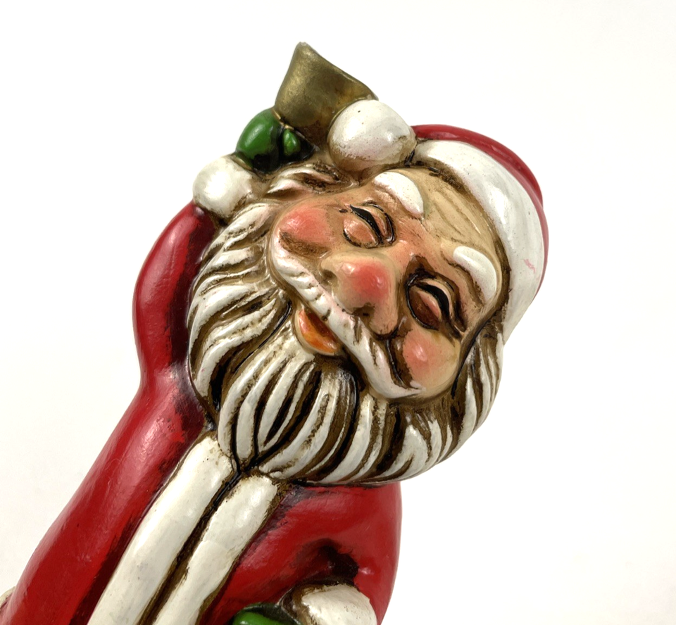 VTG Old World 5" Santa Claus Figurines Ringing Bell Made In Japan ...