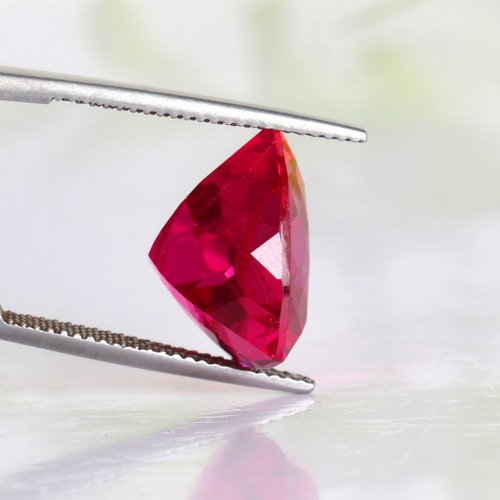 Rubis Rouge Trillion Forme 9.Carat Lab-Created Libre Gemme pour Bijoux Création | eBay