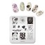 KADS Stamping Plates Flower Nail Art Stamping Template Image Manicure ...