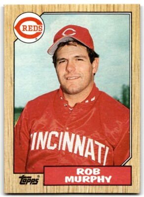 1987 Topps Baseball Card Rob Murphy Rookie Cincinnati Reds #82 | eBay