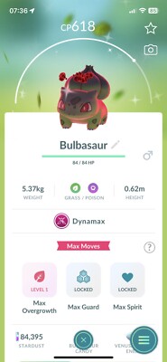 Shiny Dynamax Bulbasaur - Pokémon Trade Go | eBay UK