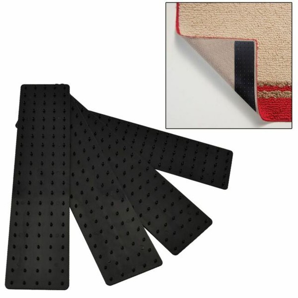 16 Mat Rug Carpet Grips Non Slip Gripper Strip Slide Anti Skid Hallway ...