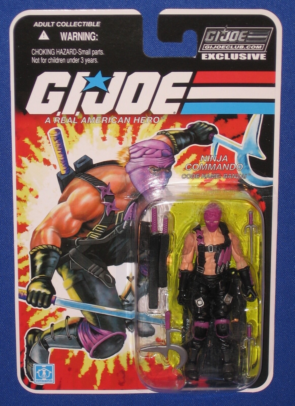 GI Joe Banzai 4" Action Figure Ninja 2018 Club Exclusive FSS 13th Bonus ...