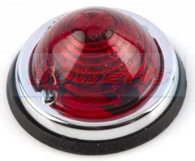 Classic Car Caravan Motorhome 70mm Round Domed Red Rear Tail Marker ...