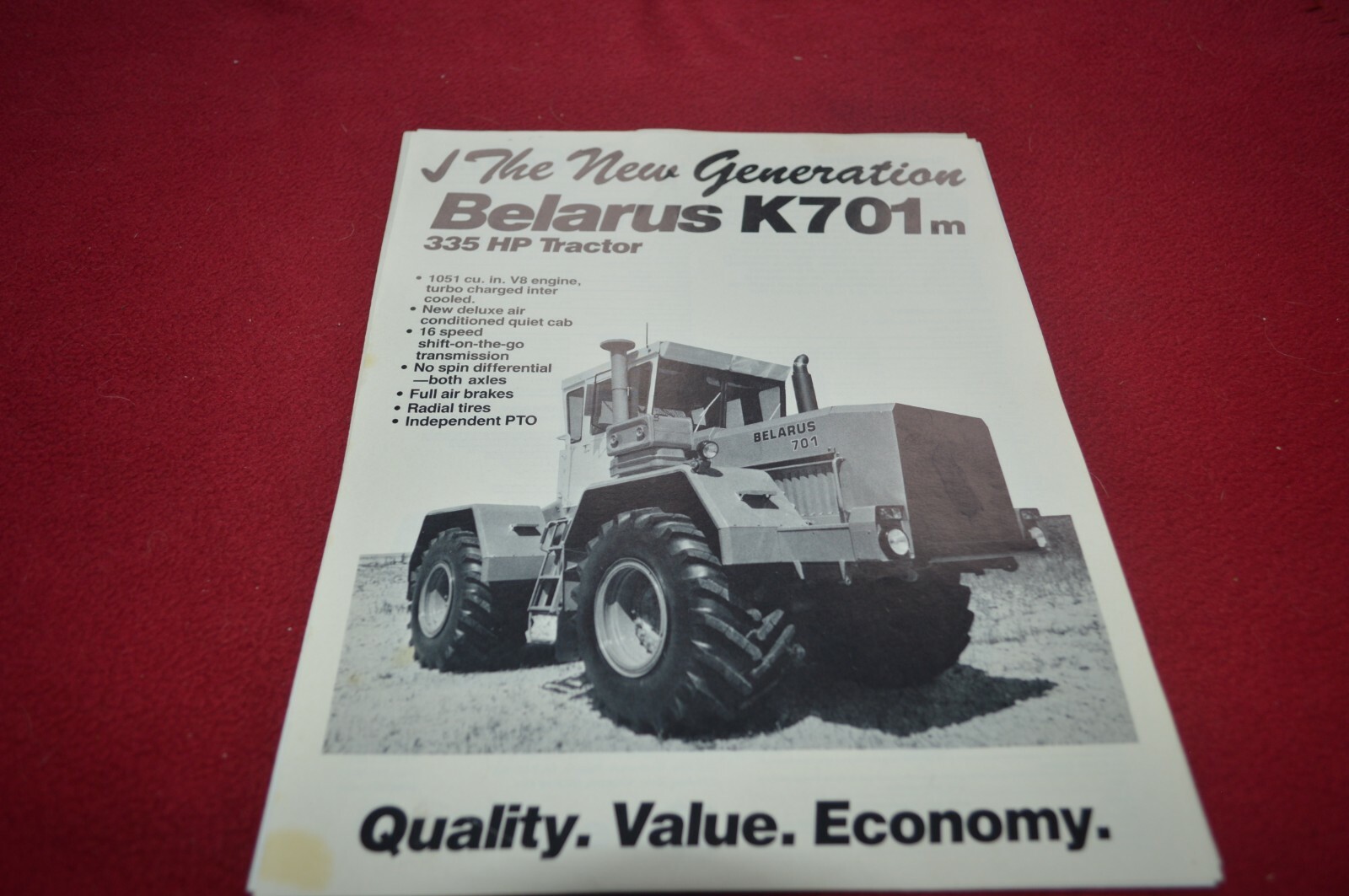 Belarus K701 Tractor Dealer's Brochure AMIL15 | eBay