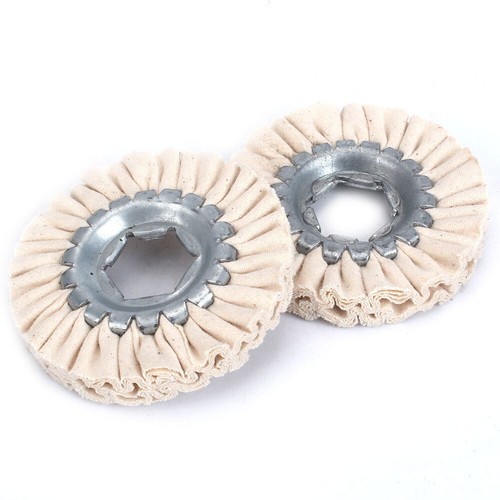 4" 100mm Cotton Airway Polishing Cloth Wheel Buffing Pad for Metal Wood ...